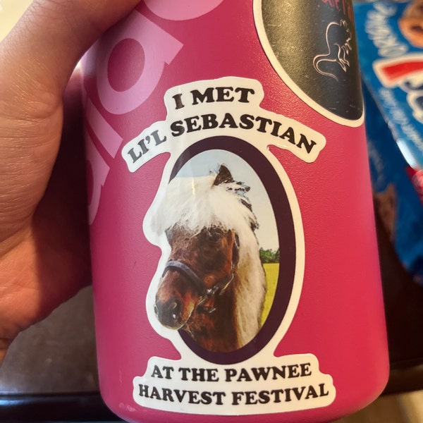 Parks and Rec Recreation Lil Li'l Little Sebastian Pawnee Sticker 3 ...