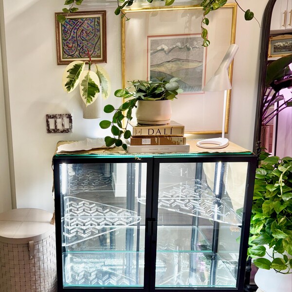 Milsbo Tall Set of 3 Sizes Shelves for IKEA Indoor Greenhouse Cabinet ...