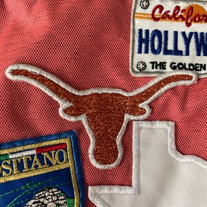 Longhorn Applique Patch Sparkly Bull Skull, Cowboy Western Badge 4 iron ...