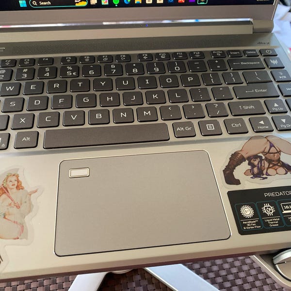 Shinigami Waifu Anime Girl Milkers Sticker - Japanese Aesthetic Art ...