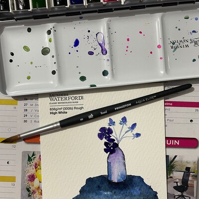 Vinyl Stickers watercolor Palette Cut to Shape - Etsy