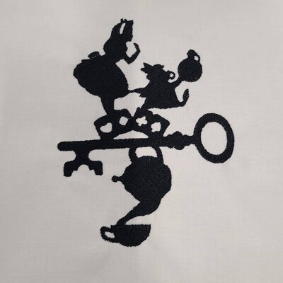 Embroidery Machine Coyote Silhouette, ITH Coyote, PES Coyote Silhouette ...