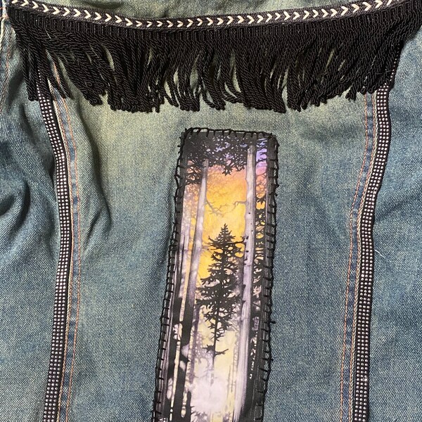 Fabric Patch: Tree, Recycled Polyester, Iron & Sew on Applique Fabric ...