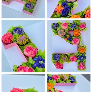 12 Cupcake Bouquet Structure Guide, Instant Download, Printable ...