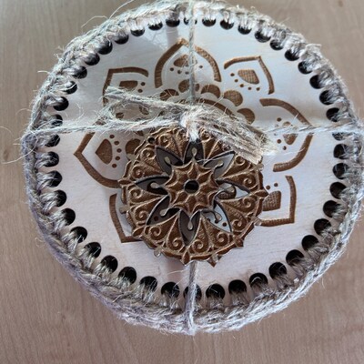 10 Pcs Handmade With Love Wooden Tokens Professional Stickers, Hand ...