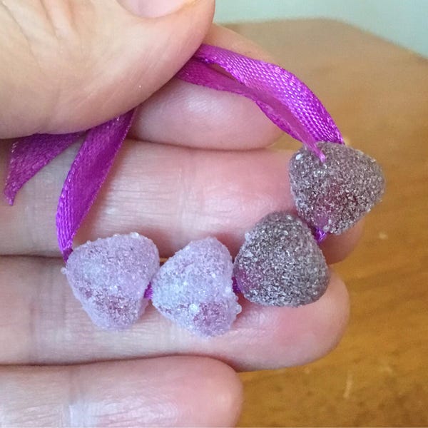 THE MAGIC LIGHT Roses Glass Beads, 12mm Special Formula Dichroic Glass ...