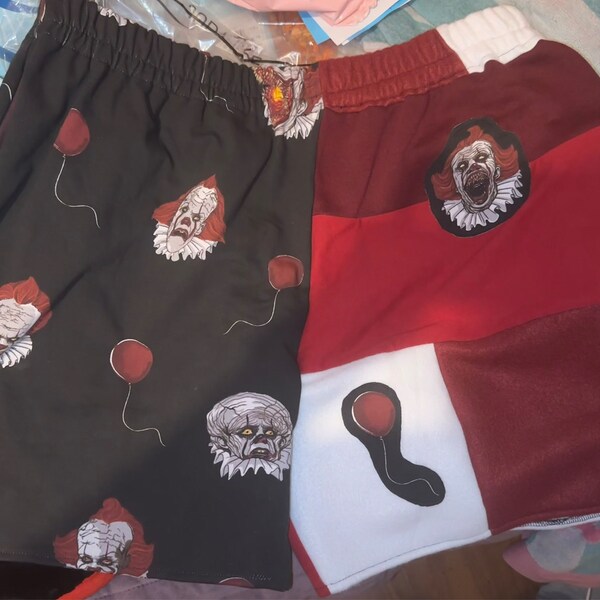 Custom Reworked Patchwork Sweatpants/ Unique Gifts/ Upcycled Sweatpants/halloween Costume ...