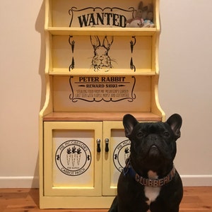 Wanted Peter Rabbit Stencil, Peter Rabbit Vinyl Decal, Rabbit Stencil ...