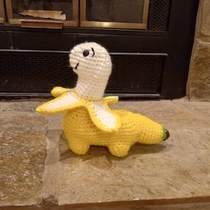 Bundle 2 in 1 No Sew BANANASAURUS Crochet Pattern Amigurumi Dinosaurus ...