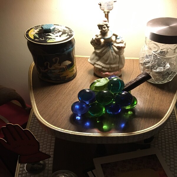 Vintage Mini Brass Bankers Lamp With Green Glass Shade, Mini Desk Lamp ...