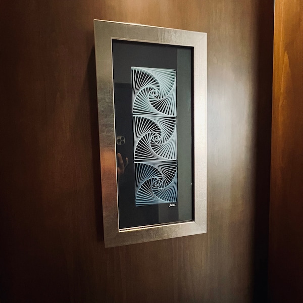 3D Paper Art Frames, Paper Sculpture Wall Art, 3D Layered Paper Art ...
