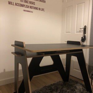 White Slot Together Desk | Etsy