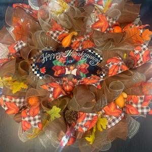 Fall Wreath Sign Personalize It by Pam Signs for Wreaths - Etsy