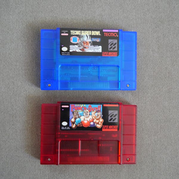 SNES Cartridge Labels - Etsy