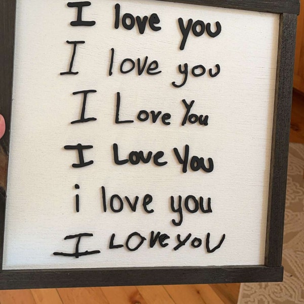 Personal Note, Memorial, Custom Handwriting, Signature, Loved Ones ...