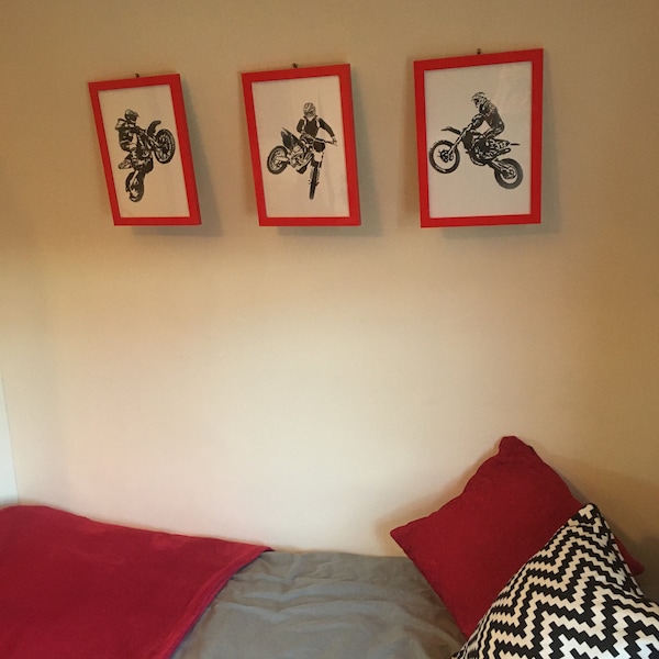 Football Poster - Football Print - Football Wall Art - Set of 3 - A2 ...