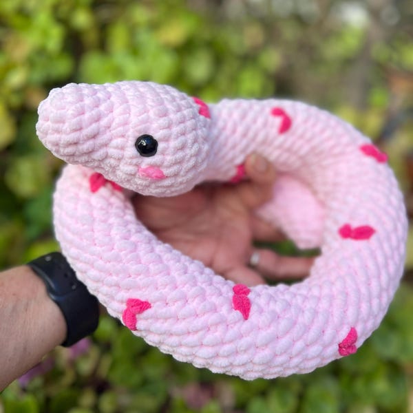 Snake Crochet Pattern and Tutorial / Viral Crochet Snake / Amigurumi ...