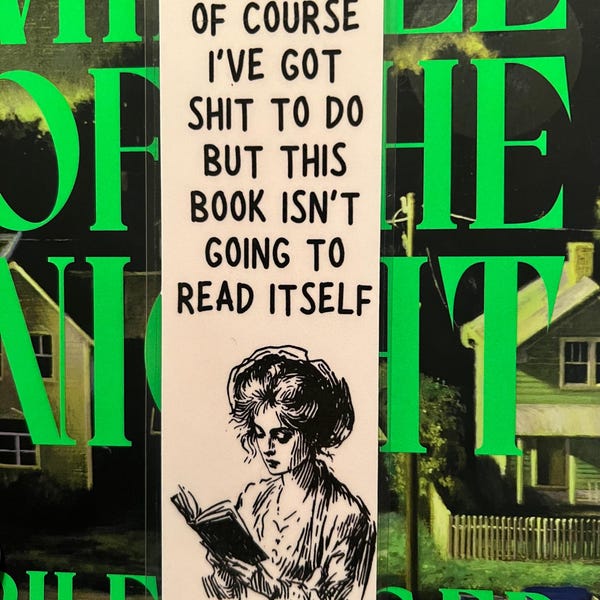 Funny Bookmarks - Sarcastic Bookmarks - Book Lover Gift - Laminated ...