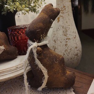 9 Primitive Chocolate Bunny, Easter Decoration, Primitive Decor - Etsy