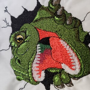 T-rex Machine Embroidery Design Dinosaur Embroidery Files - Etsy