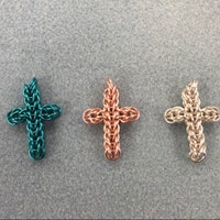 Chainmaille Cross Pendant Full Persian PDF Instructions - Etsy Canada