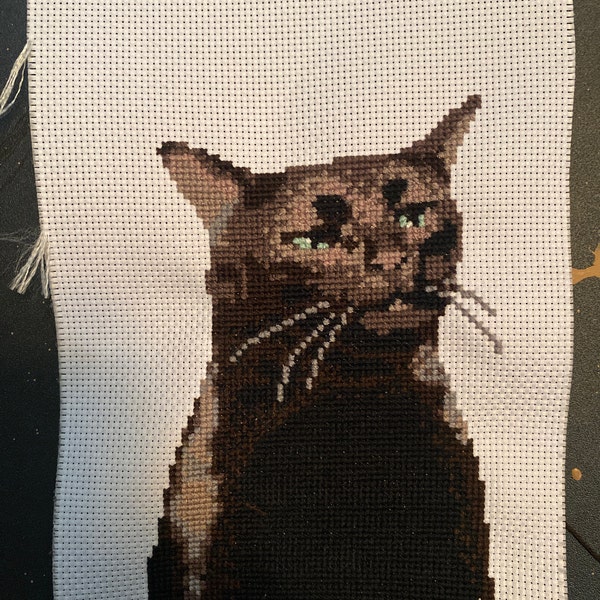 Cross Stitch Pattern [PDF] Wat Grandma Meme, 4" (10 Cm) Beginner ...