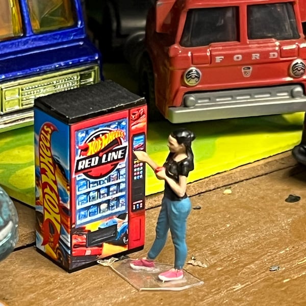 1/64 Scale Diorama Display Vending Machine Diecast Car for Diorama ...