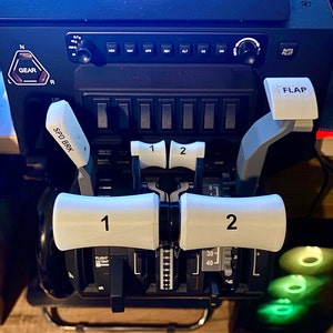 Prodesksim G58 Baron Twin Engine Piston Realistic Throttle/fuel Mixture ...