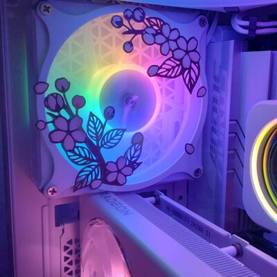 Cat Under Tori RGB Gaming Computer Fan Shroud/ Grill /cover Custom 3D ...