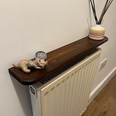 Handmade Radiator Shelf, Made From Solid Wood, Rustic Style to Add ...