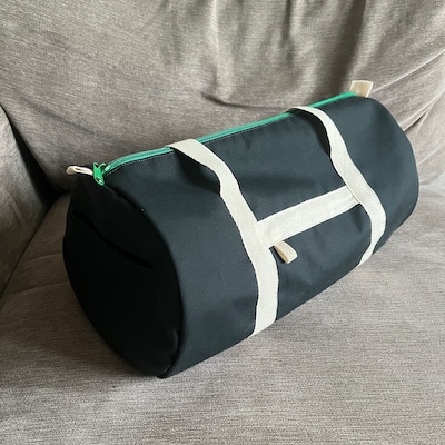 SMALL Canvas Duffle Bag Canvas Bag Gym Bag Sewing Pattern Shopping Bag ...