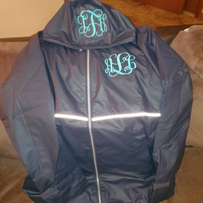 Monogrammed Charles River Rain Jacket Monogrammed Rain Coat Monogrammed ...