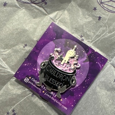 Cauldron Blessed Nesta ACOTAR Enamel Pin - Etsy