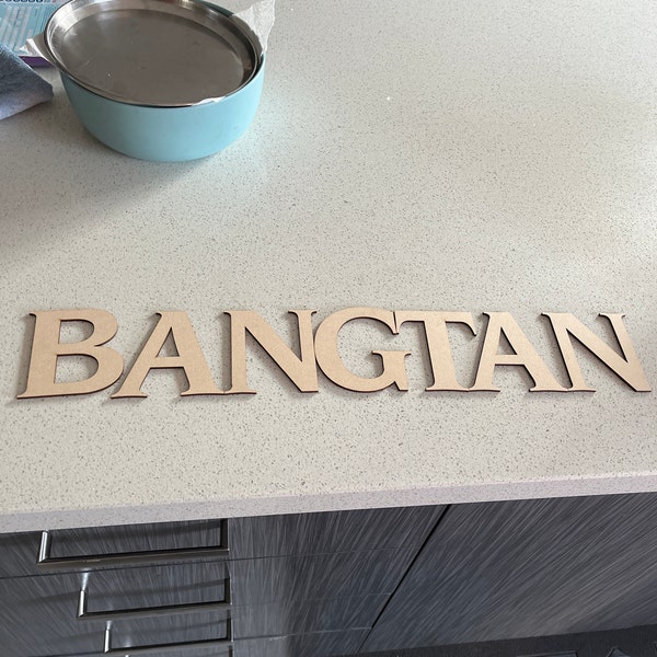 MDF Wooden Letters | Laser Cut MDF 3MM | 5cm 7.5cm 10cm Wood Letters ...