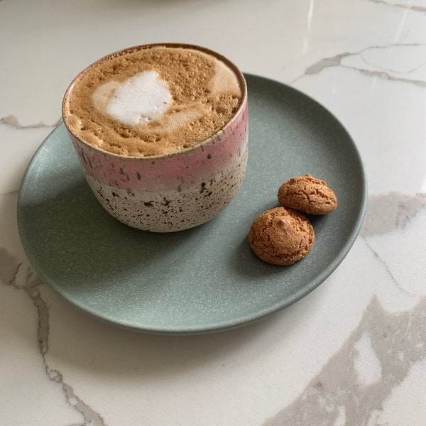 Pink Hue Swirl Handmade Ceramic Mug (wheel Thrown)| Pink Handmade Mug ...