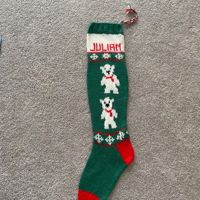 Black and White PATTERNS Christmas Stocking Christmas - Etsy