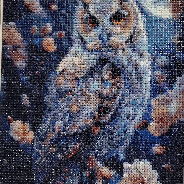 Owl Diamond Painting Kits Owl Wall Art，full Drill 5D Owl Diamond Art ...