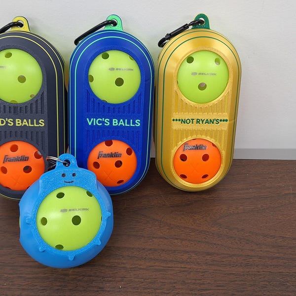 DOUBLE Lux Pickleball Holder (customizable) - Etsy