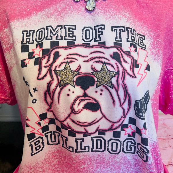 Bulldogs Preppy Mascot PNG Digital Design Checkered Mascot School ...