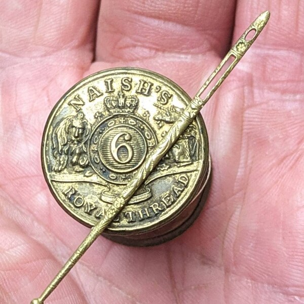 Antique Thread Dispenser or Box With Boat Decoration, James Chadwick - Etsy