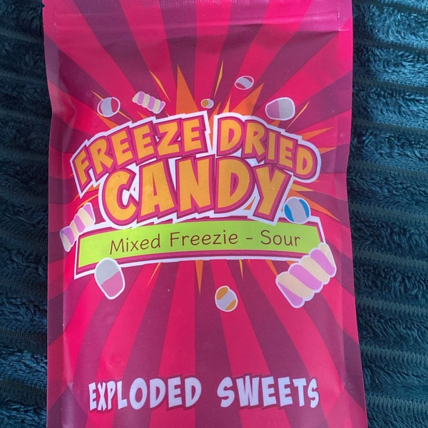 Refreshing Choos Strawberry Exploded Sweets Freeze Dried Candy UK Tasty ...