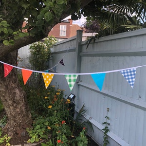 Handmade Outdoor Waterproof Bunting Red White Blue Royal | Etsy