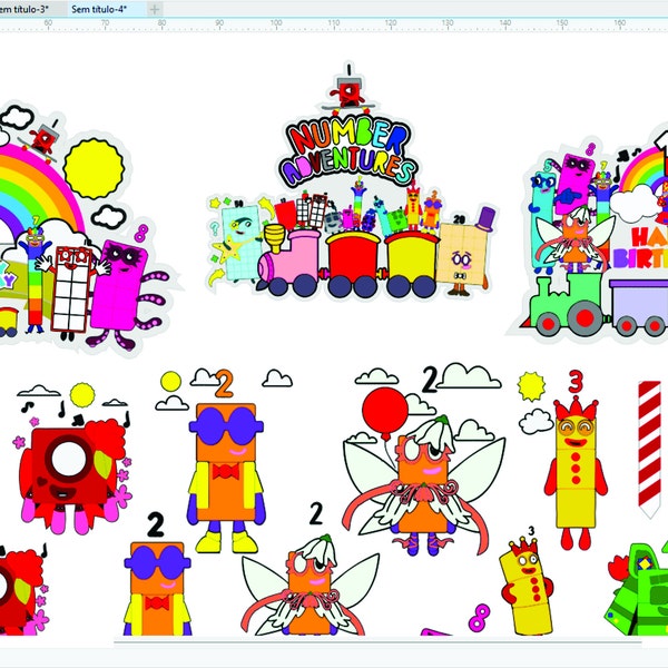 Numbers Svg Bundle for Cricut, Blocks Svg Files for Cricut, PNG, DFX ...