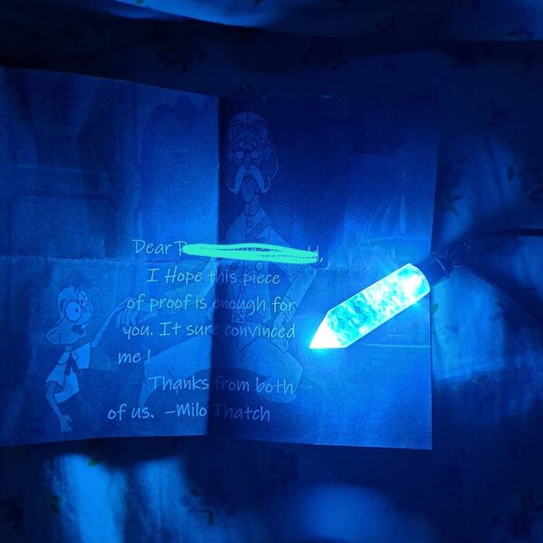 Disney's Atlantis the Lost Empire Kida Crystal Handcrafted Glowing ...
