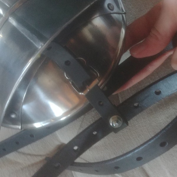 Leather Cross Body Strap Harness Kit for Pauldron Armor - SCA Armored ...