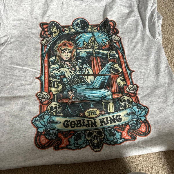 Labyrinth Jareth Shirt Art Nouveau Labyrinth Bowie Movie Tee - Etsy