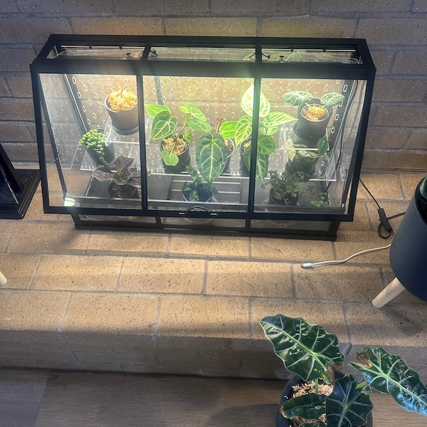 Akerbar Large Pegboard and Shelf Acrylic Kit - Ikea Greenhouse - SKADIS ...