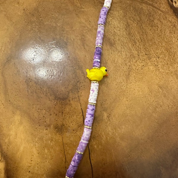 10 Duck Beads,yellow Glass Duck Beads,bead for Keychain Holders,y2k ...