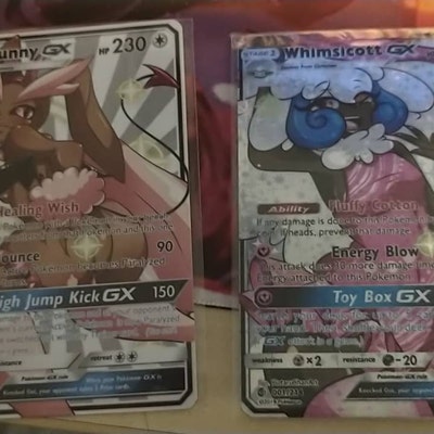 Custom Pokémon Full Art Card Lopunny GX - Etsy