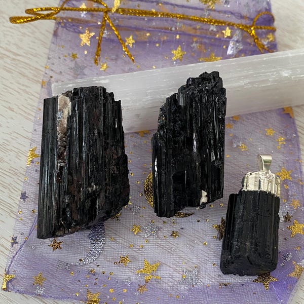 Black Obsidian Bat Crystal Natural Carved and Polished Stone Silver ...